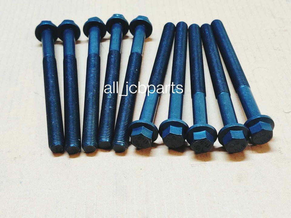 Genuine Jcb Engine Cylinder Head Bolt M12 X 140, 10 Pcs (Part 320/02711 ...