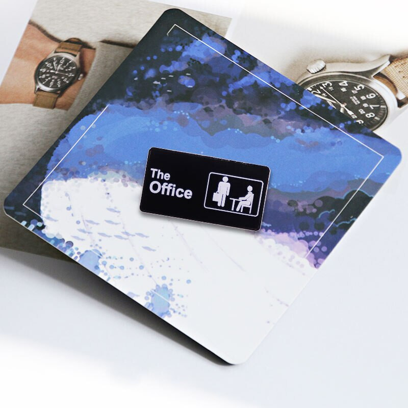 2005 TV Show THE OFFICE Metal Enamel Pin WORKPLACE COMEDY NBC Sitcom | eBay