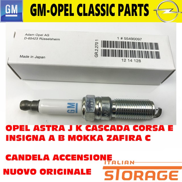 Set 4 Plugs Ignition Original GM 55490097 ASTRA J INSIGNA ZAFIRA 1.6 ...