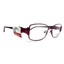 SPLENDOR SP 3007 BU Womens Burgundy Full Rim Eyeglasses 51-16-135 | eBay