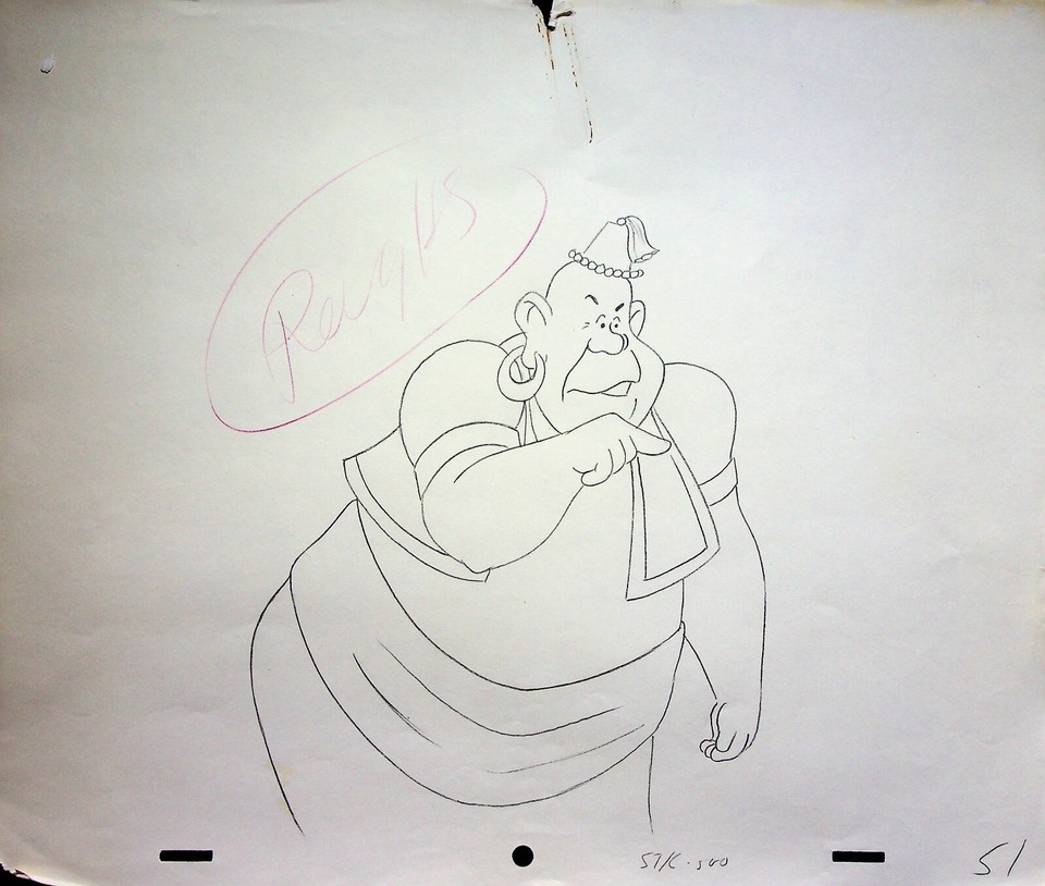 Jeannie (TV series) 1973 Production BABU Hand Drawn Pencil Hanna ...