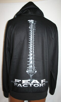 FEAR FACTORY Genexus Terminator Full Zip Hoodie JACKET S Industrial ...