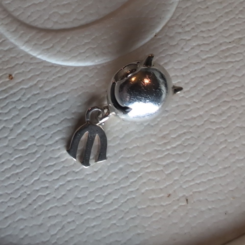 Chamilia You Lil' Devil Drop Bead/Charm_925 sterling silver/14k horny ...