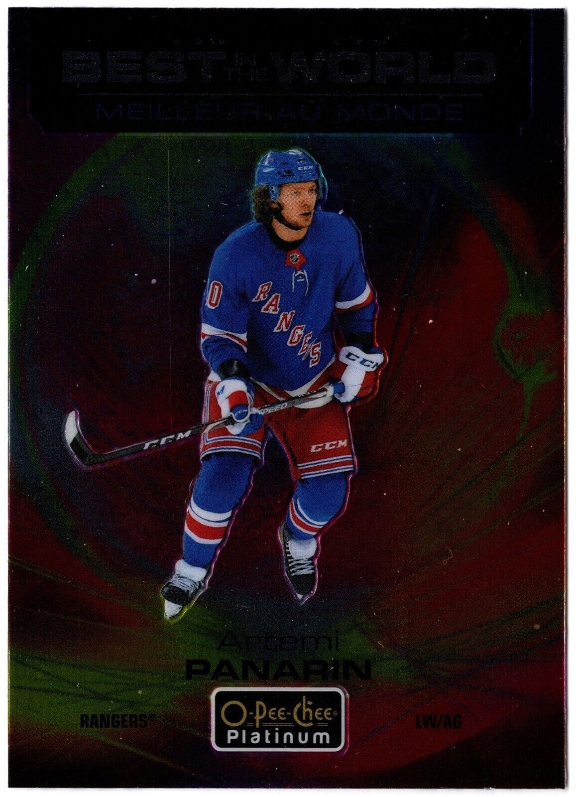2020-21 O-Pee-Chee Platinum Best In The World ARTEMI PANARIN #BW-11 NYR ...