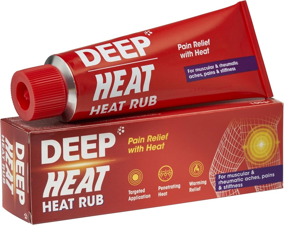 Effective Heat Rub - 100g Cream for Muscular and Rheumatic Pain Relief ...