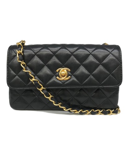 CHANEL Mini MATELASSE Chain Shoulder Bag #424 | eBay