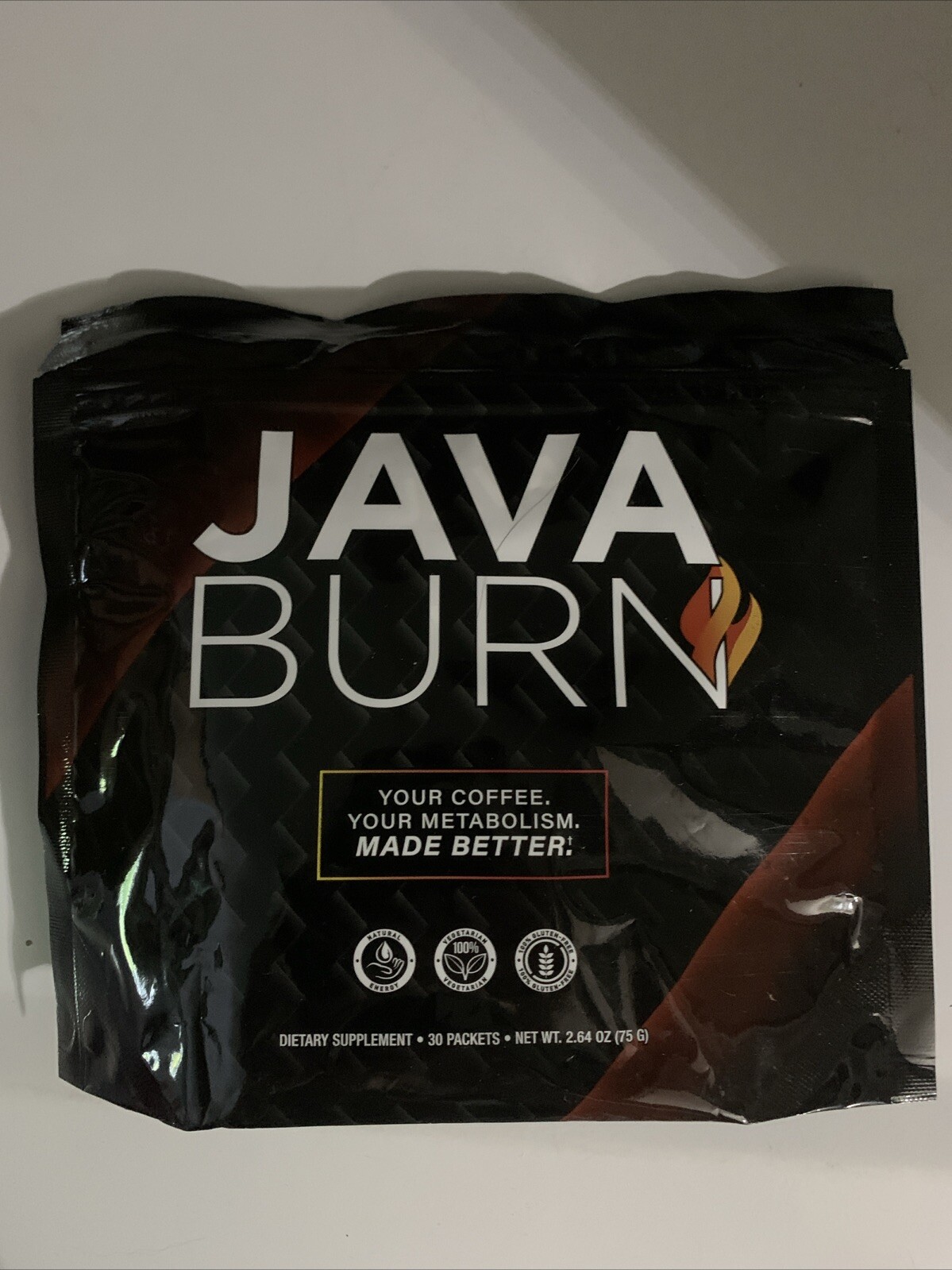 JAVA BURN New Sealed Bag 30 Pks Weight Loss Coffee Boost Metabolism Exp ...