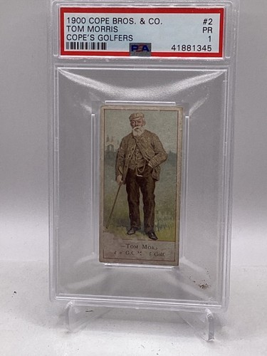 1900 Cope Golfers #2 Tom Morris (Old Tom) RC HOF PSA 1 | eBay