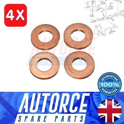 4X MERCEDES A CLASS C CLASS E CLASS S CLASS FOR FUEL INJECTOR SHIM TO ...