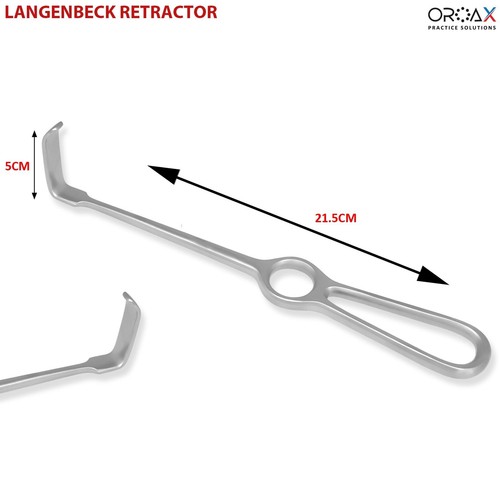 Langenbeck L-Shaped Soft Tissue Retractor for Veterinary Oral Surgery ...