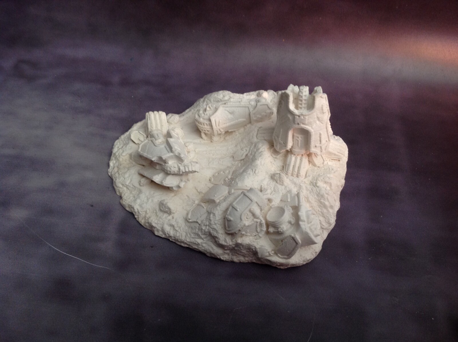 40K Adeptus Titanicus style Titan mech destroyed markers! 1 x Warlord ...