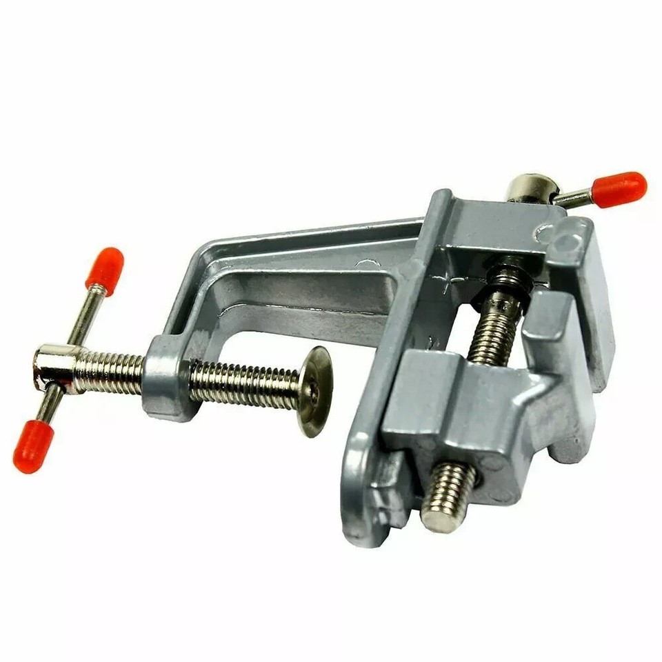 3.5" Miniature Vise Small Jewelers Hobby Clamp On Table Bench Tool Vice ...