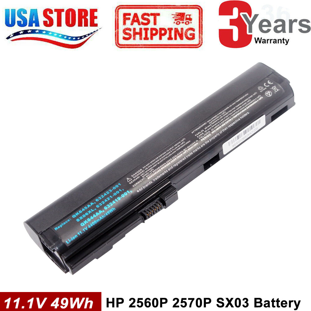 Battery For HP Elitebook HP EliteBook 2560p Series, 2570p Series CLG | eBay