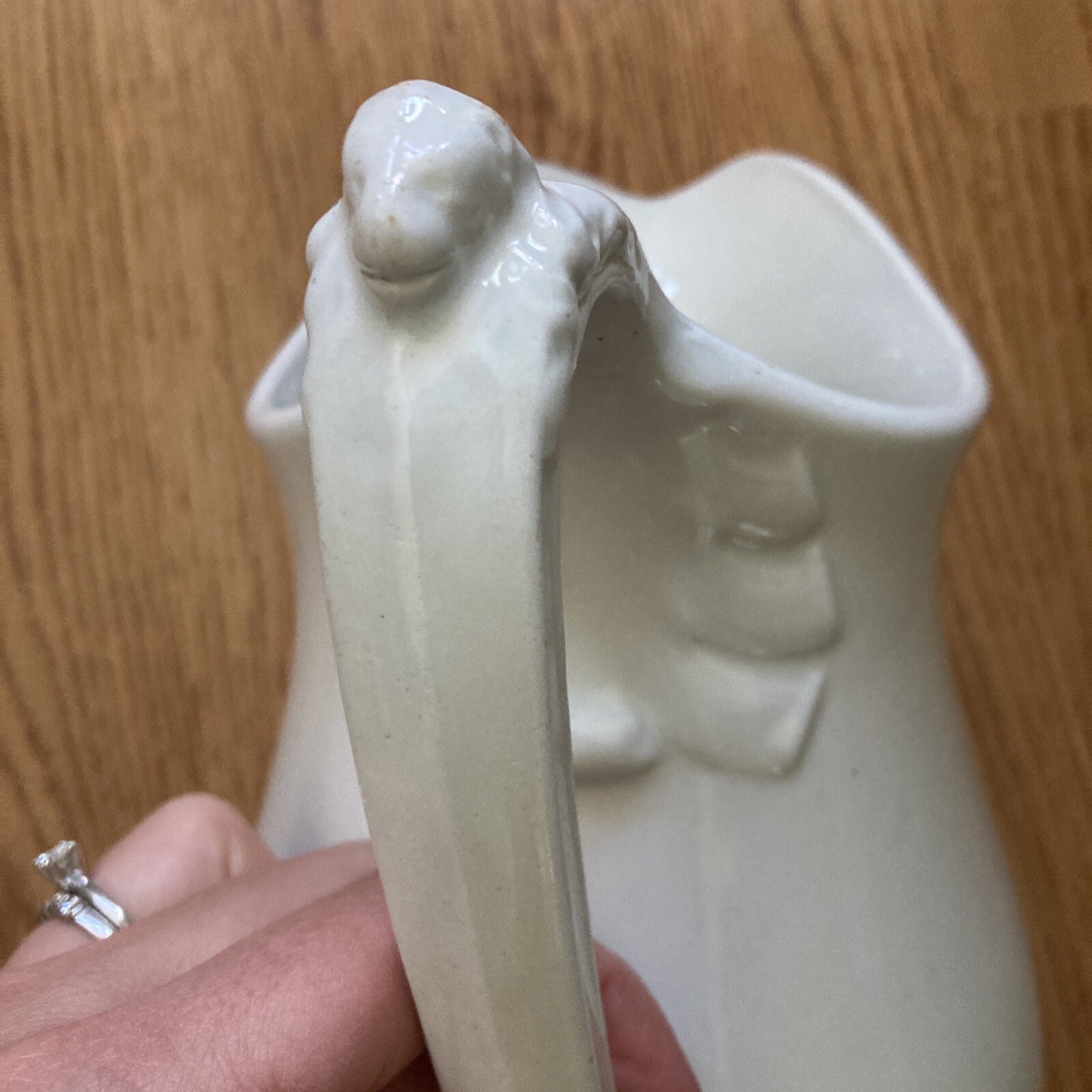 Antique Royal Warranted Ironstone China John Edwards White Lion Handle ...