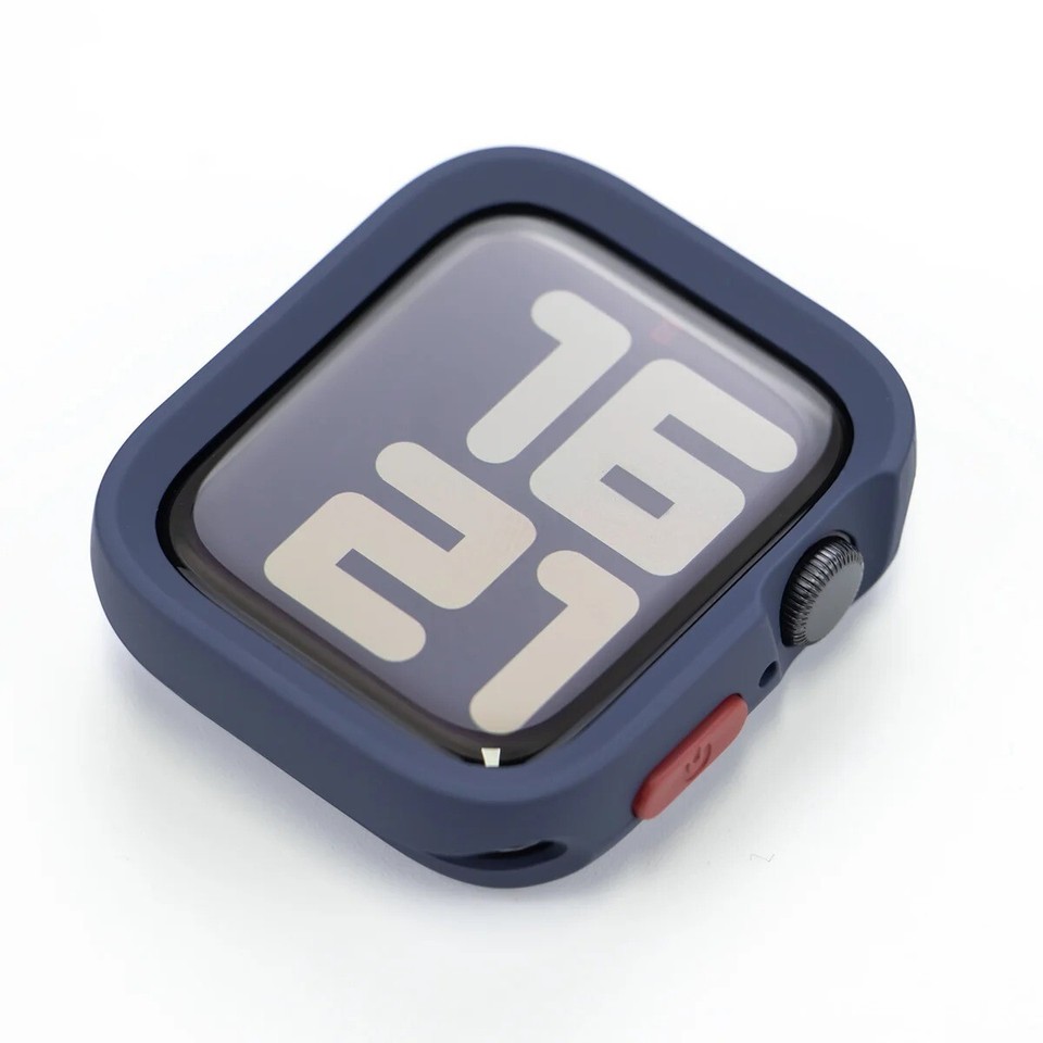 Soft Silicone Case For Apple Watch 9 8 7 6 SE 5 Sports Anti-drop Matte ...