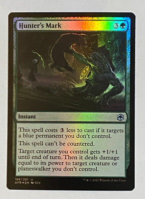 MTG AFR Adventures in the Forgotten Realms Foil Hunter's Mark ...