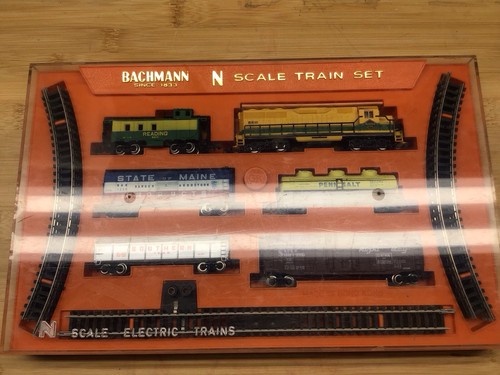 Vintage Bachmann N Scale Reading Train Set Complete And Functional | eBay