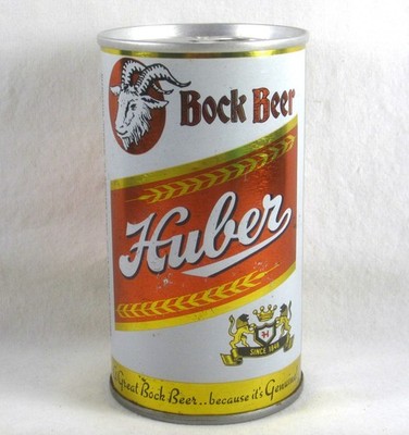 HUBER BOCK Beer Can Straight Steel Bottom-Opened JOS HUBER Monroe WI | eBay