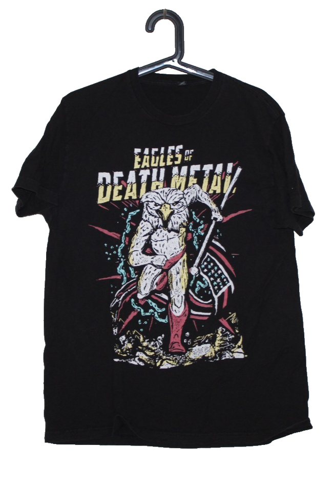VTG Eagles of Death Metal T-Shirt Black Big Fit Large Rock Band Tee ...