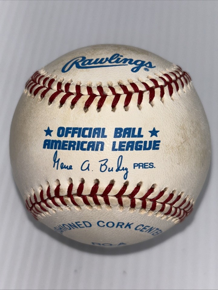 BUCKY DENT SIGNED OAL BASEBALL! NEW YORK YANKEES TEXAS RANGERS | eBay