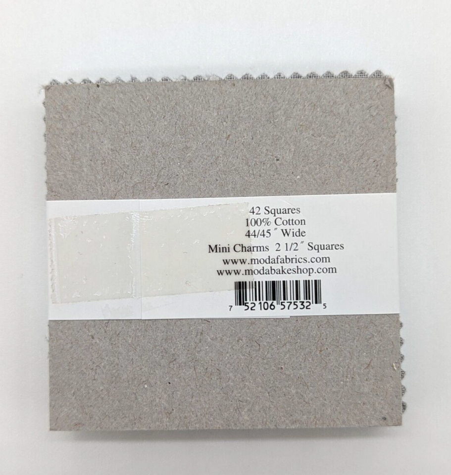 Moda Spring Brook MINI CHARM PACK 42- 2 1/2" squares Quilt Fabric | eBay