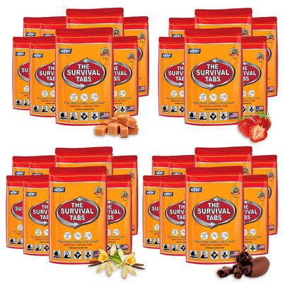 60-Day Emergency Food Supply 720 Chewable emergency food supply meal ...