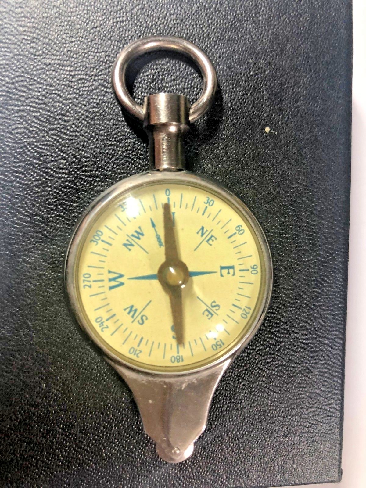 VINTAGE COMPASS GERMANY MAP READER CM TO KM & INCHES TO MILES IN ...