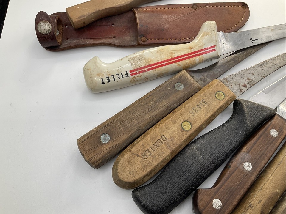 Lot Of Old Junk Fish Fillet Knives | eBay