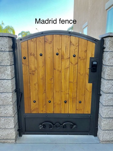 metal And Wood gates Custom To What You Need Size 4 Feet Wide 6 Feet ...