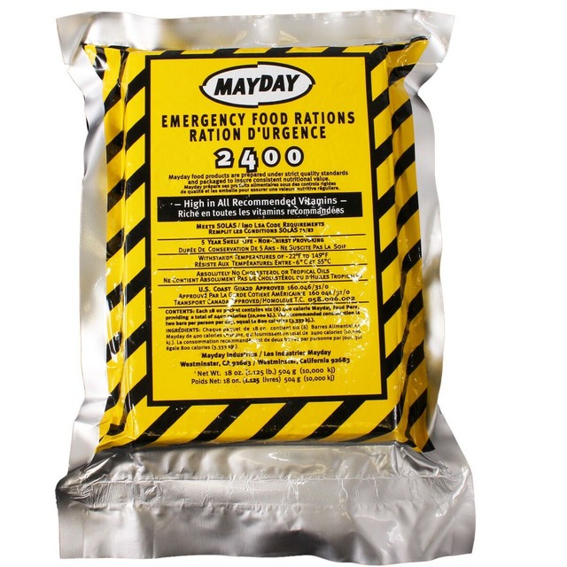 3 Day 2400 Food Water Emergency Survival MRE Ration Car Kit Bugout ...