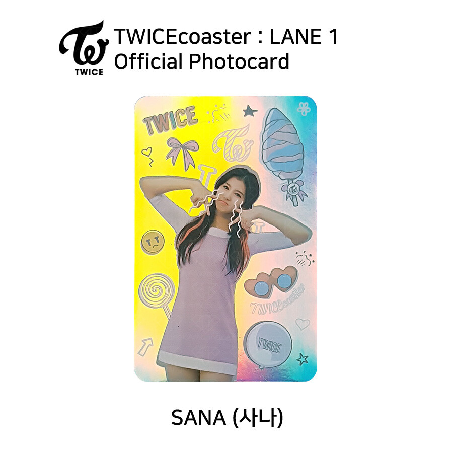 TWICE 3rd Mini Album Twicecoaster Lane1 Official Photocard HOLOGRAM ...