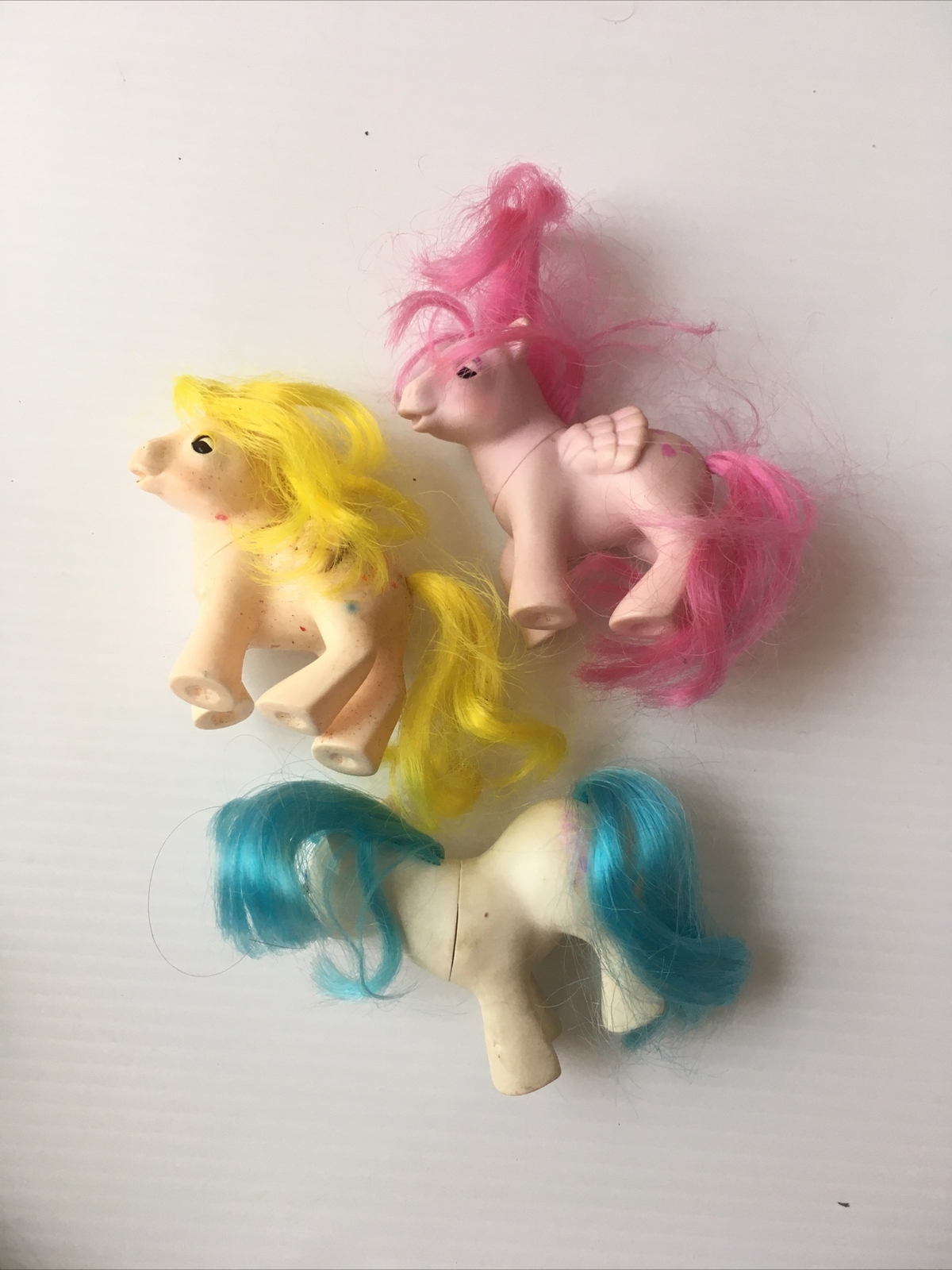 LOT G1 Vintage 1980's My Little Pony Shady Rainbow Flocked Betty Bye ...