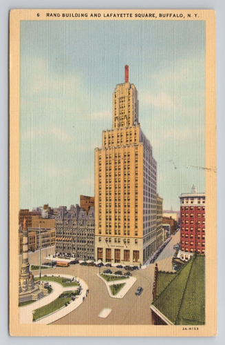 Rand Building & Lafayette Square Buffalo New York Postcard | eBay