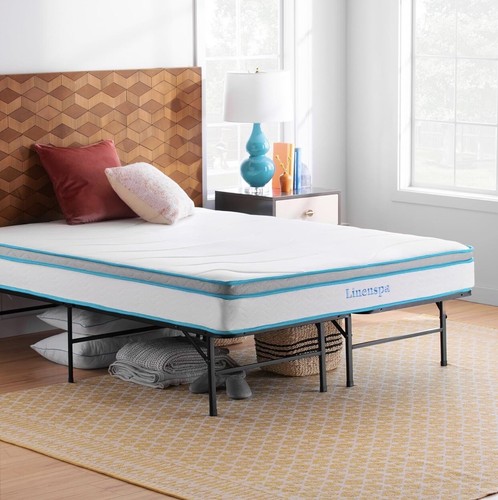 Linenspa 8 Inch Memory Foam and Spring Hybrid Mattress - TWIN Medium ...