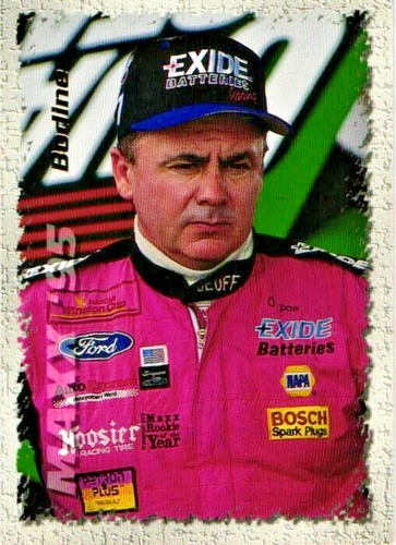1995 Maxx Race Cards Geoff Bodine base card # 7 NASCAR Racing Legend ...