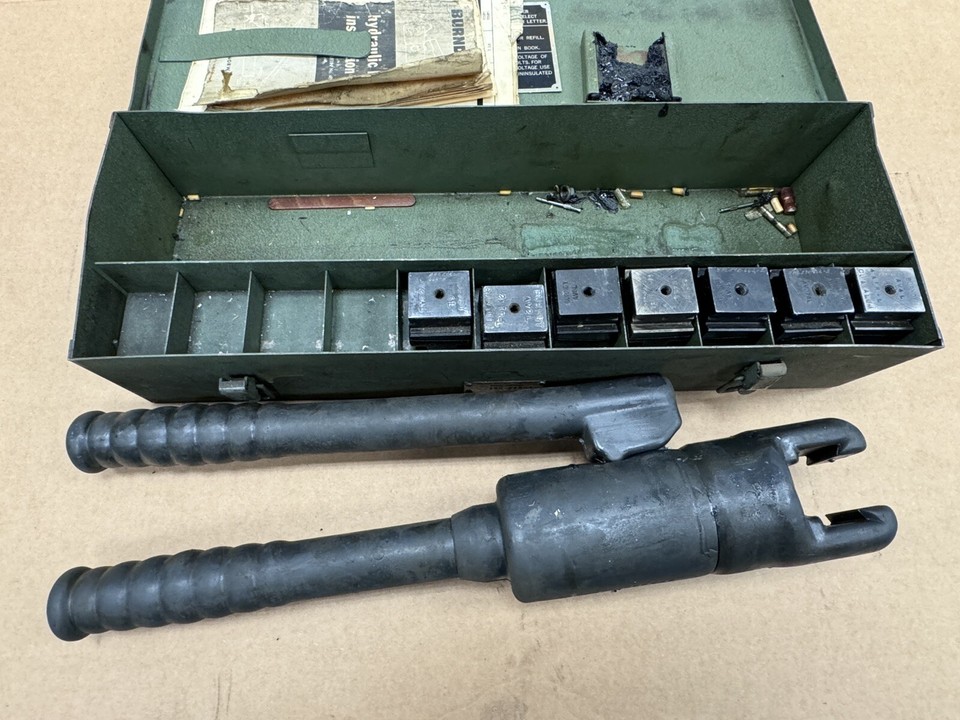 59K Hydraulic Hypress Burndy Wire Hose Clamp Crimper Crimping Tool ...