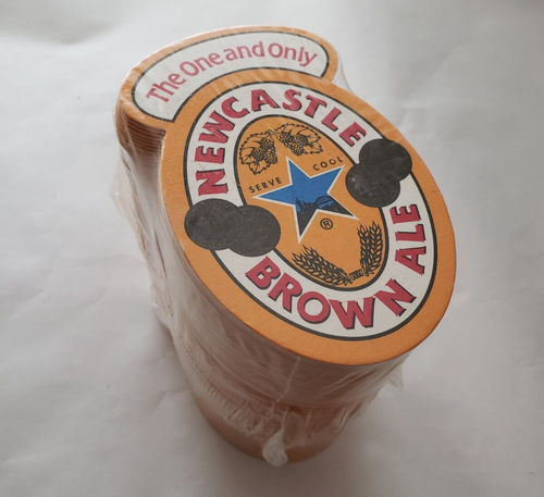 NEWCASTLE BROWN ALE Beer Coasters The One and Only Man Cave Collectible ...