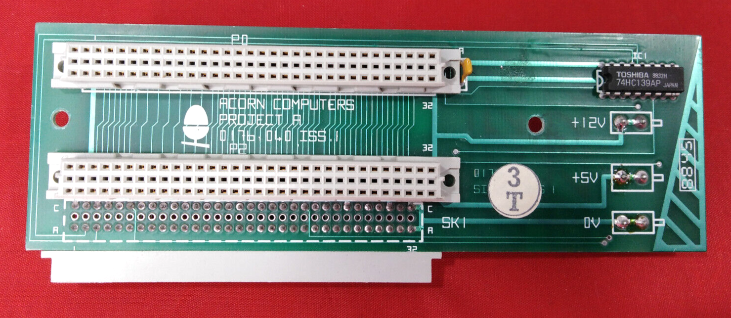Acorn Archimedes A305/A310 Originale 2 Alloggio Backplane 0176,040 ...