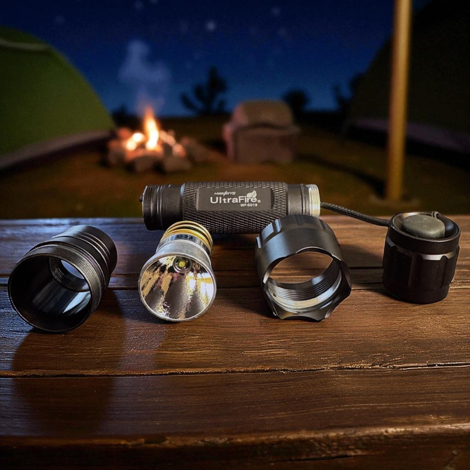 UltraFire WF-501B LED Torch White Light 18650 Camping Flashlight | eBay UK