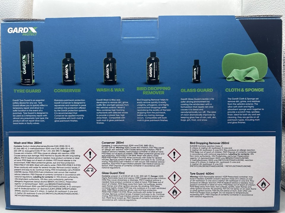 GardX vehicle protection system Car Cleaning Kit Pro Level New Box ...