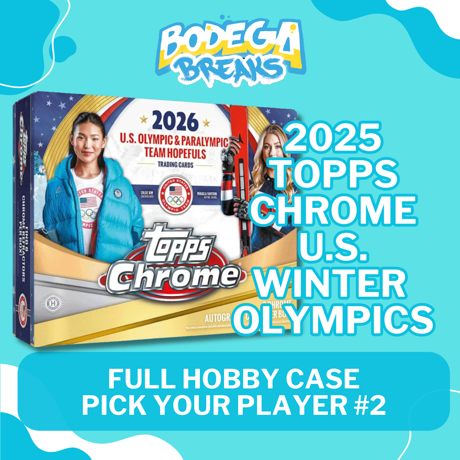 Jack Wallace - 2026 Topps Chrome U.S. Winter Olympics - Hobby Case ...