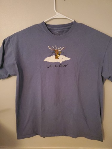Life Is Crap T-shirt Size XL Bj8 | eBay
