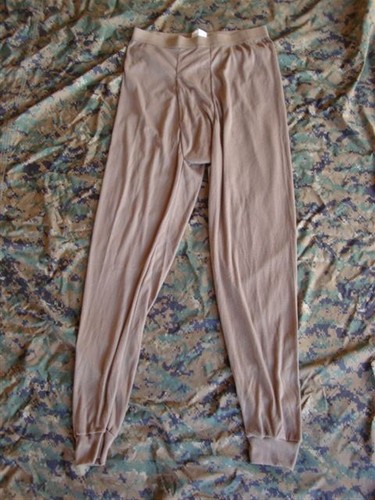 USMC Army Military Surplus L1 Base Layer Drawers Underwear SMALL Coyote ...