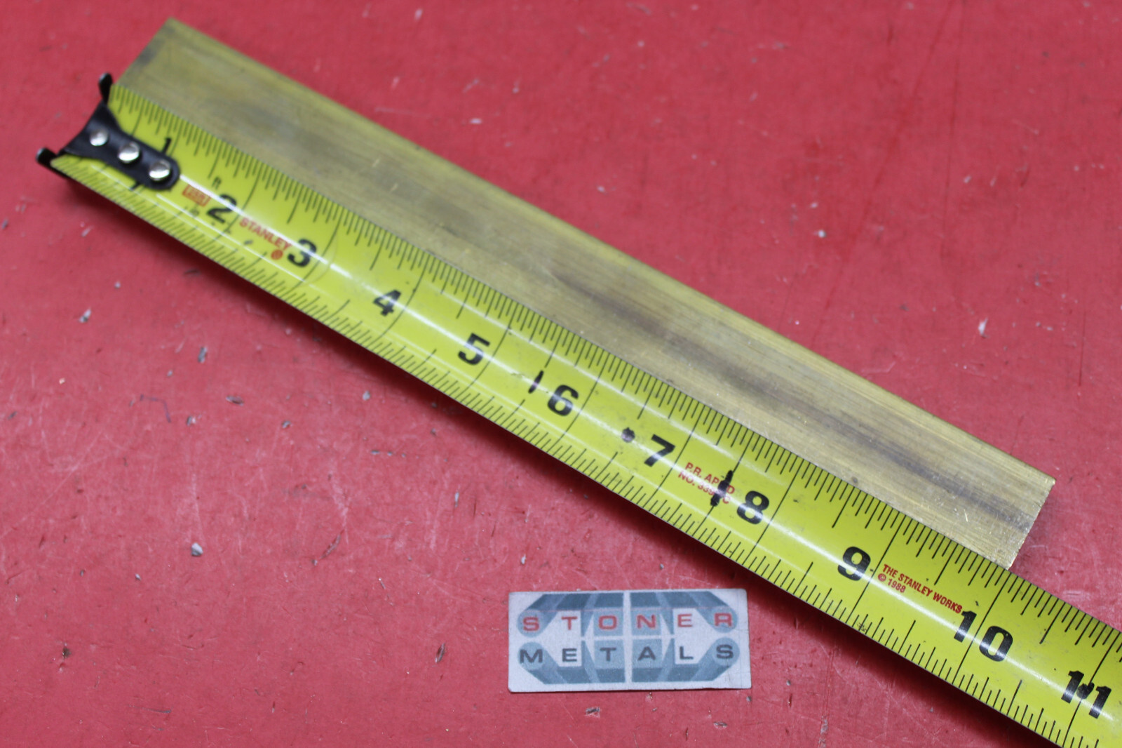 3/8" x 1" C360 BRASS FLAT BAR 10" long Solid Mill Stock H02 Cut New | eBay