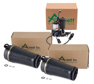 Arnott Rear Air Springs and Compressor Kit For Ford Expedition Lincoln ...
