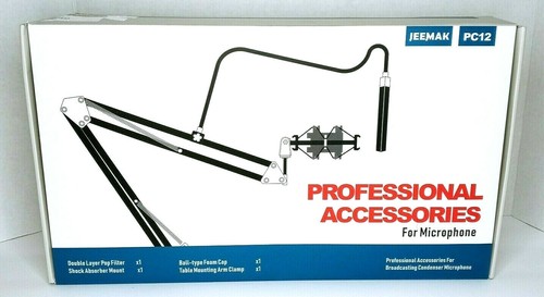 Jeemak PC12 Broadcasting Condenser Microphone Accessories Mount Filter ...