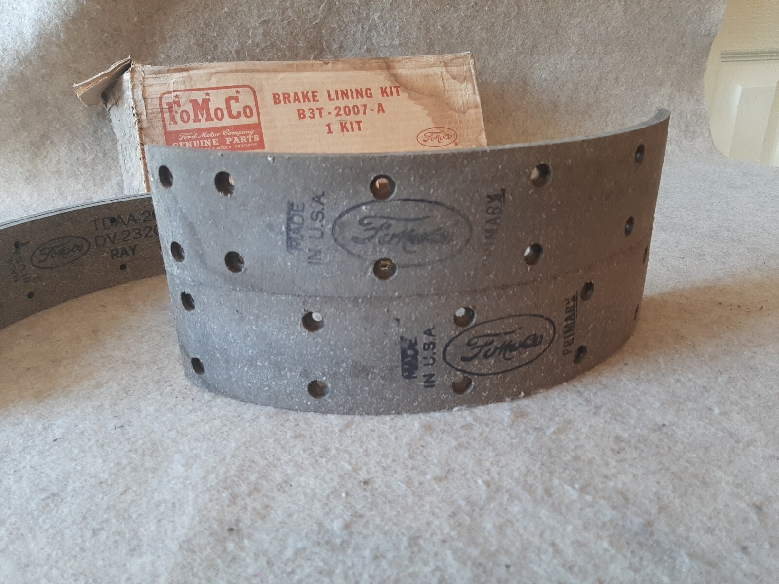 Vintage Ford Motor Company FoMoCo Genuine Parts NOS Brake Lining Kit # ...
