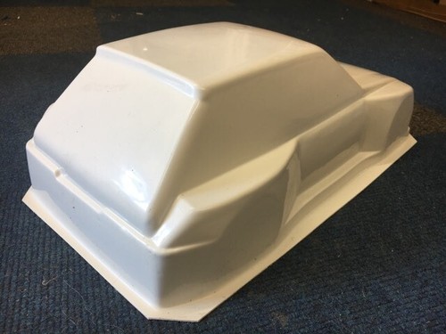 Ford Fiesta 1:8 2mm Hot Rod body shell Kamtec Oval RC + Wing | eBay UK