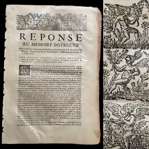 French Law Pamphlet 1738 Antique Book Rare | eBay