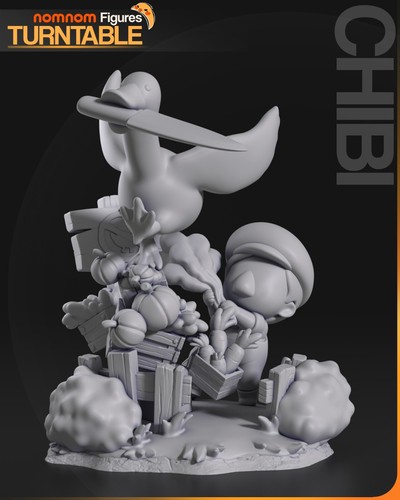 Chibi Entitled Goose - Unpainted | Unassembled 3D printed Resin Model ...